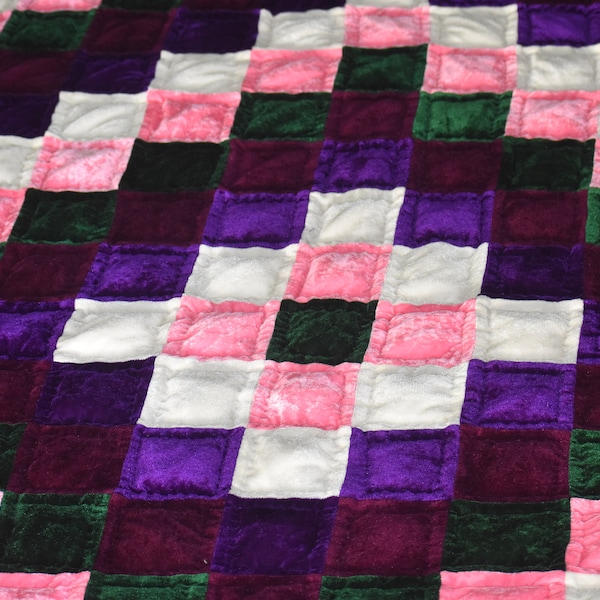Velvet Patchwork - Etsy