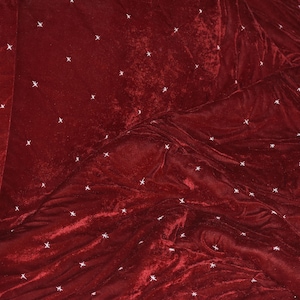 Deep Red Velvet Quilt King Velvet Blanket Red Velvet Comforter Queen ...