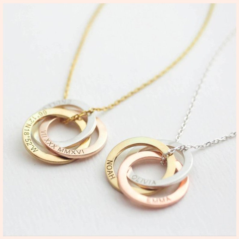 Three Ring Name Necklace Personalized Necklace Personalized Etsy three-ring-name-necklace-personalized-necklace-personalized-etsy