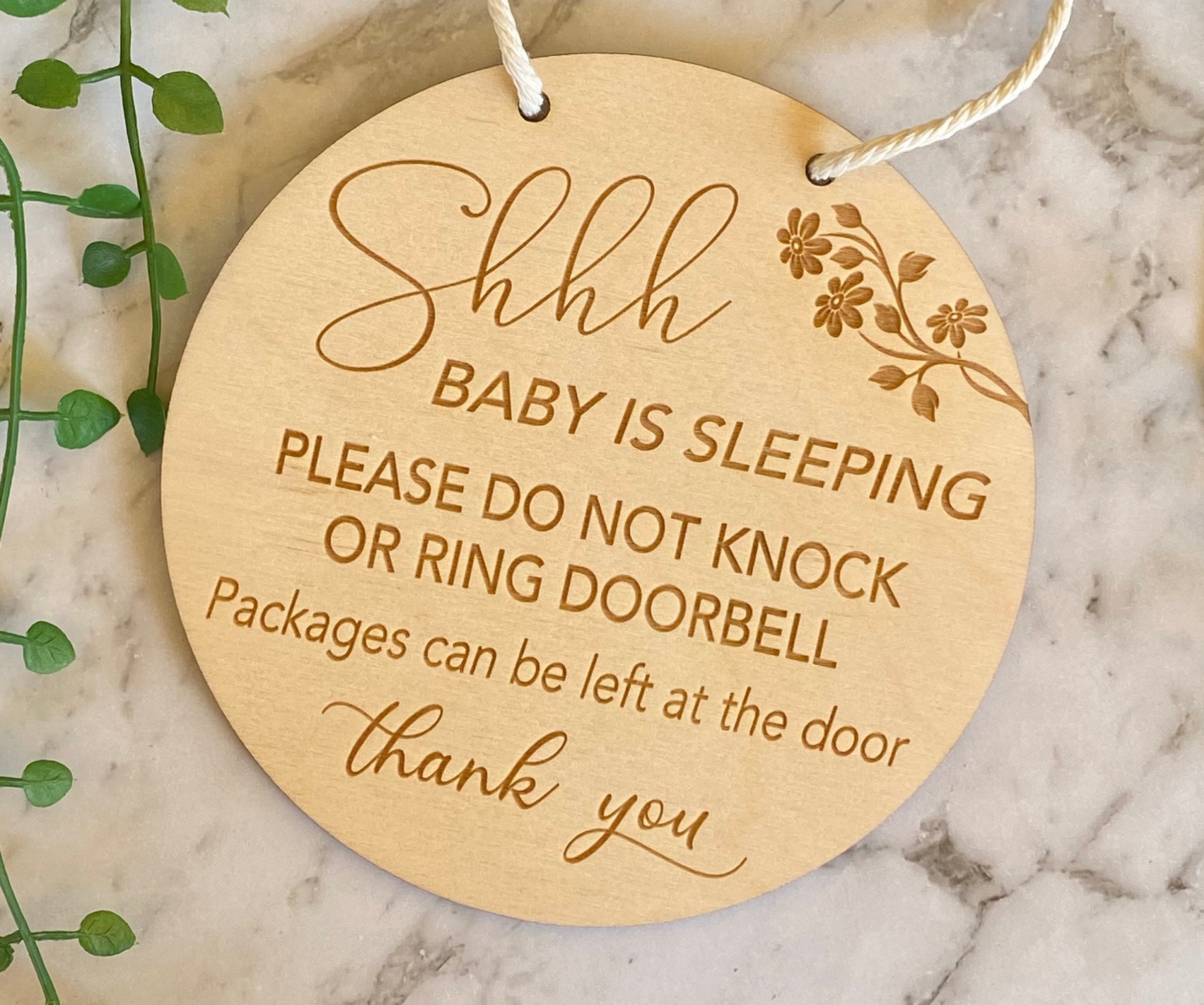 Baby is Sleeping Do Not Disturb Sign - Etsy Australia