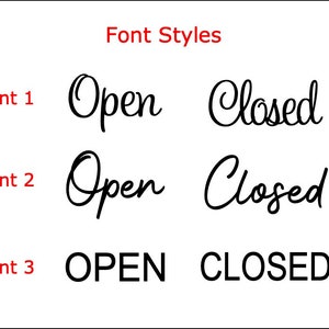 Open Closed Sign Shop Sign Double Sided Acrylic Sign Business Sign - Etsy