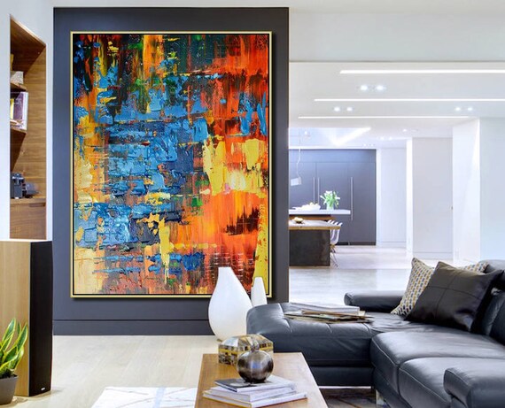 Original Abstract Painting Large Painting Hand Painted - Etsy