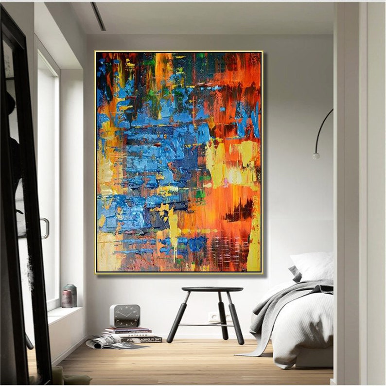 Original Abstract Painting Large Painting Hand Painted Abstract Wall ...