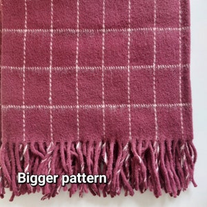 CHECKERED WOOLEN CLOAK | Merino Twill Cape, Medieval Blanket, Viking ...