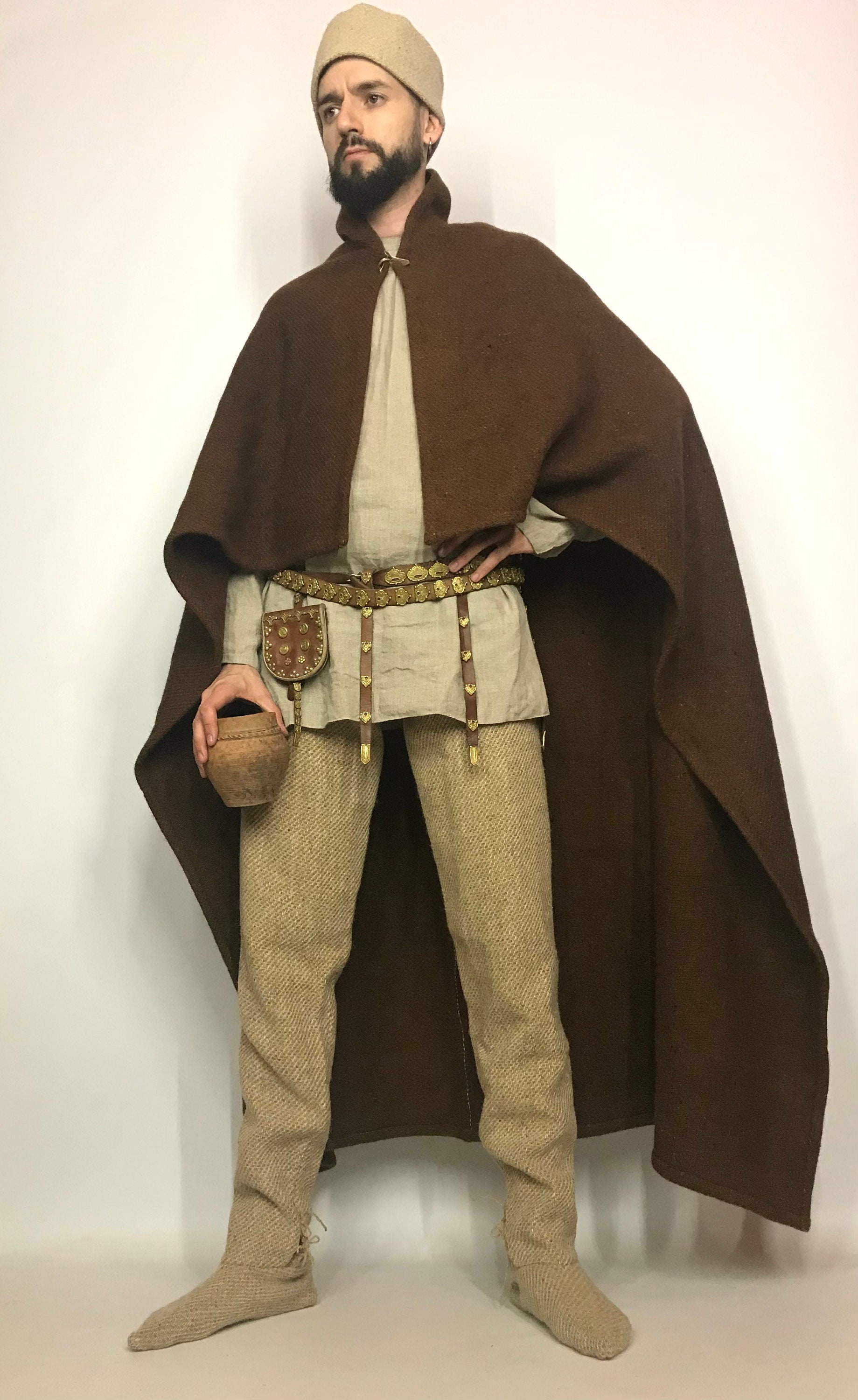 Natural dyed cloaks different colors late roman migration | Etsy