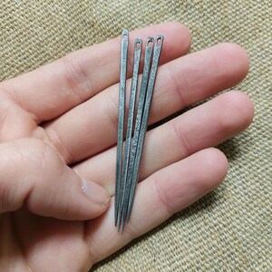 FORDGED HISTORICAL NEEDLE / Medieval Needle, Wrought Needle, Iron ...