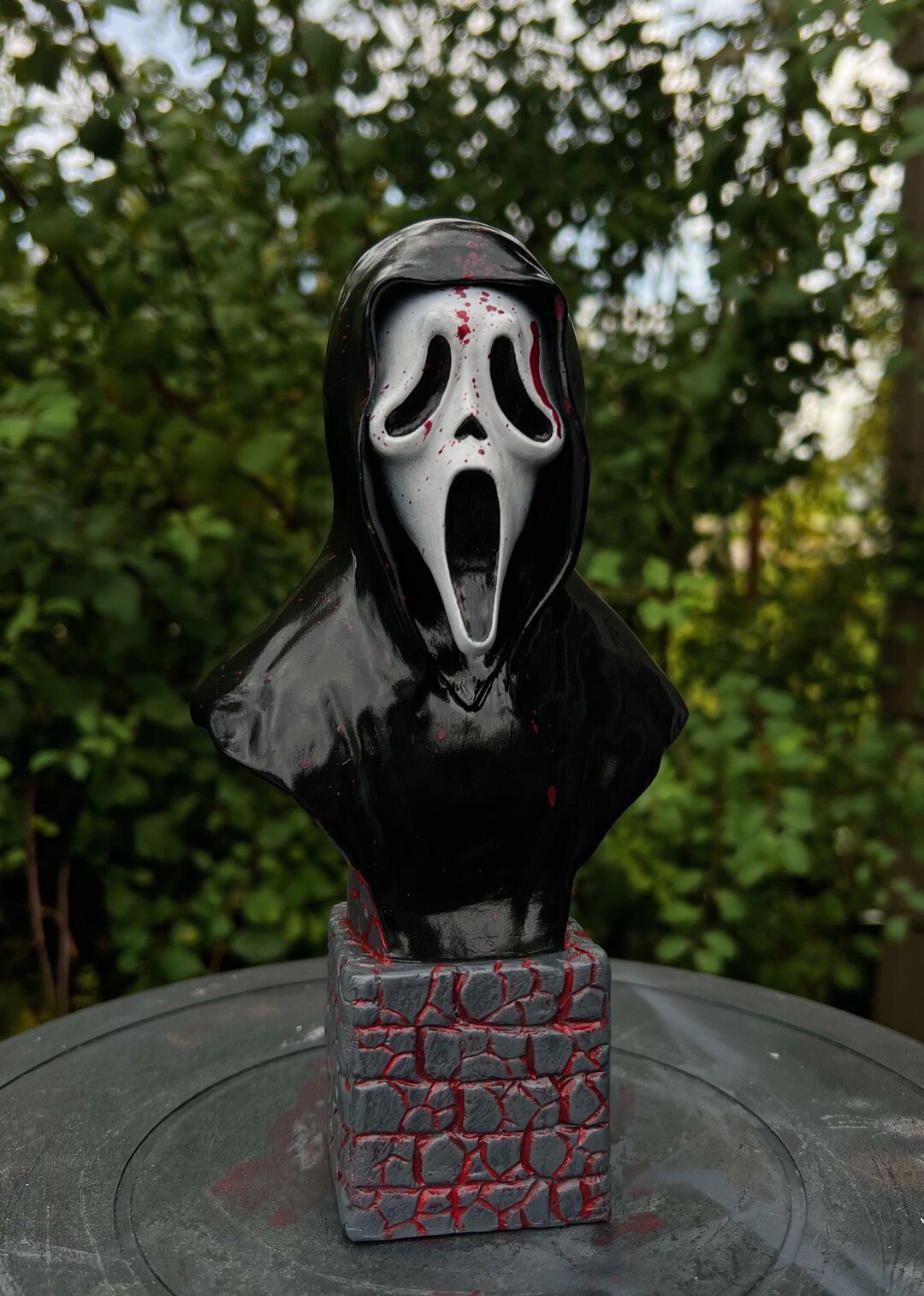 Scream Ghostface Bust Sculpture - Etsy