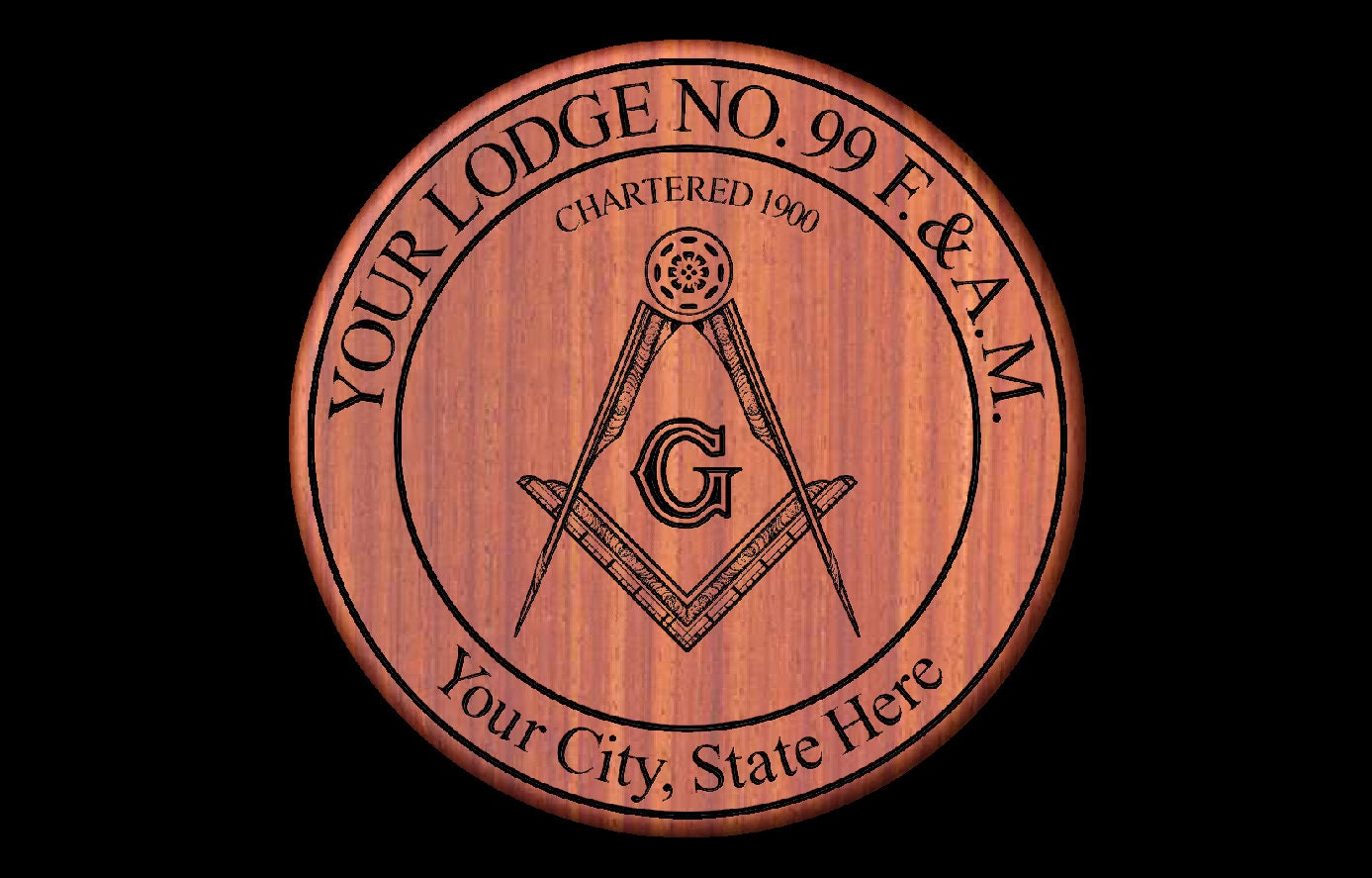 Masonic Lodge Plaque - Masonic Wall Plaque - Freemason Wall Plaque ...