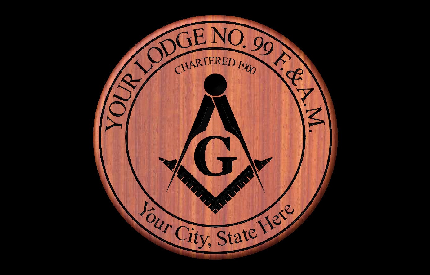 Masonic Lodge Plaque - Masonic Wall Plaque - Freemason Wall Plaque ...