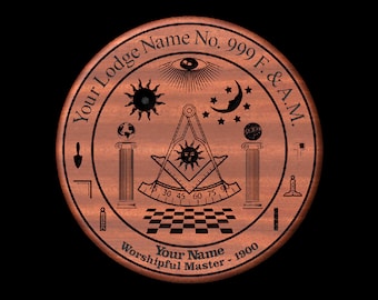 Masonic Lodge Plaque Masonic Wall Plaque Freemason Wall Plaque Masonic ...