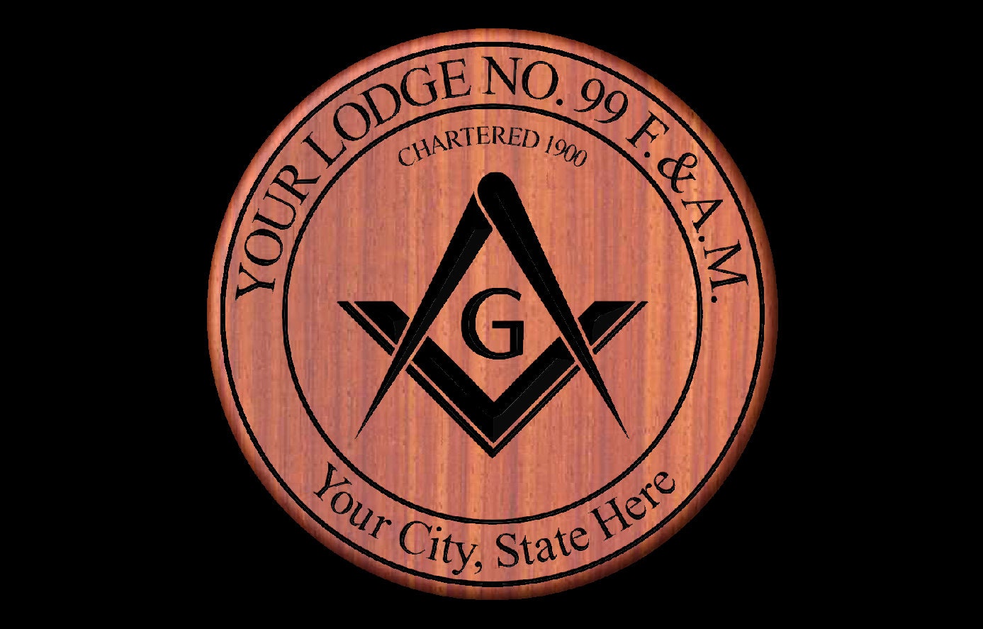 Masonic Lodge Plaque - Masonic Wall Plaque - Freemason Wall Plaque ...