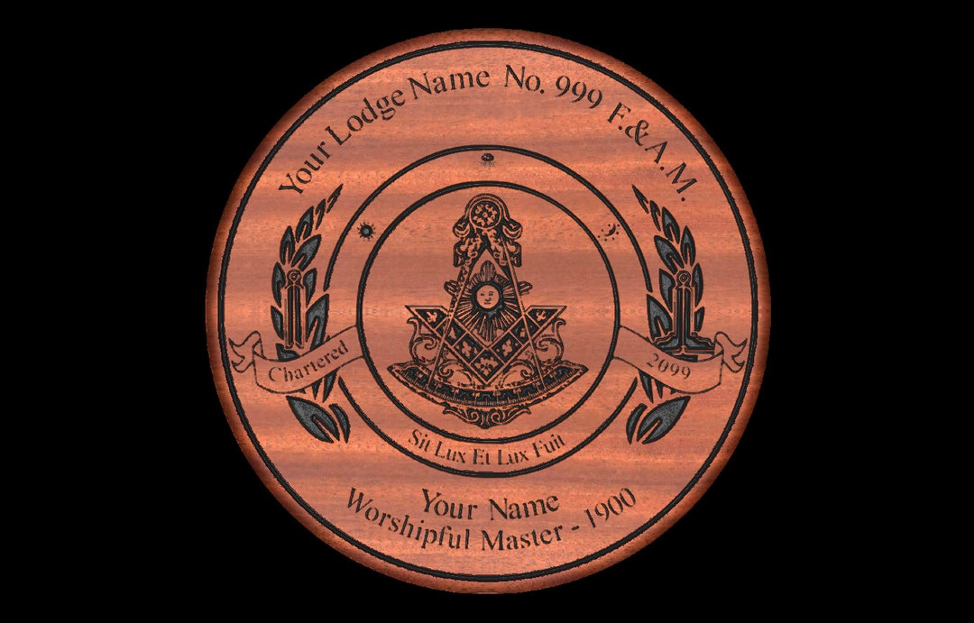 Masonic Past Master - Masonic Wall Plaque - Freemason Wall Plaque ...