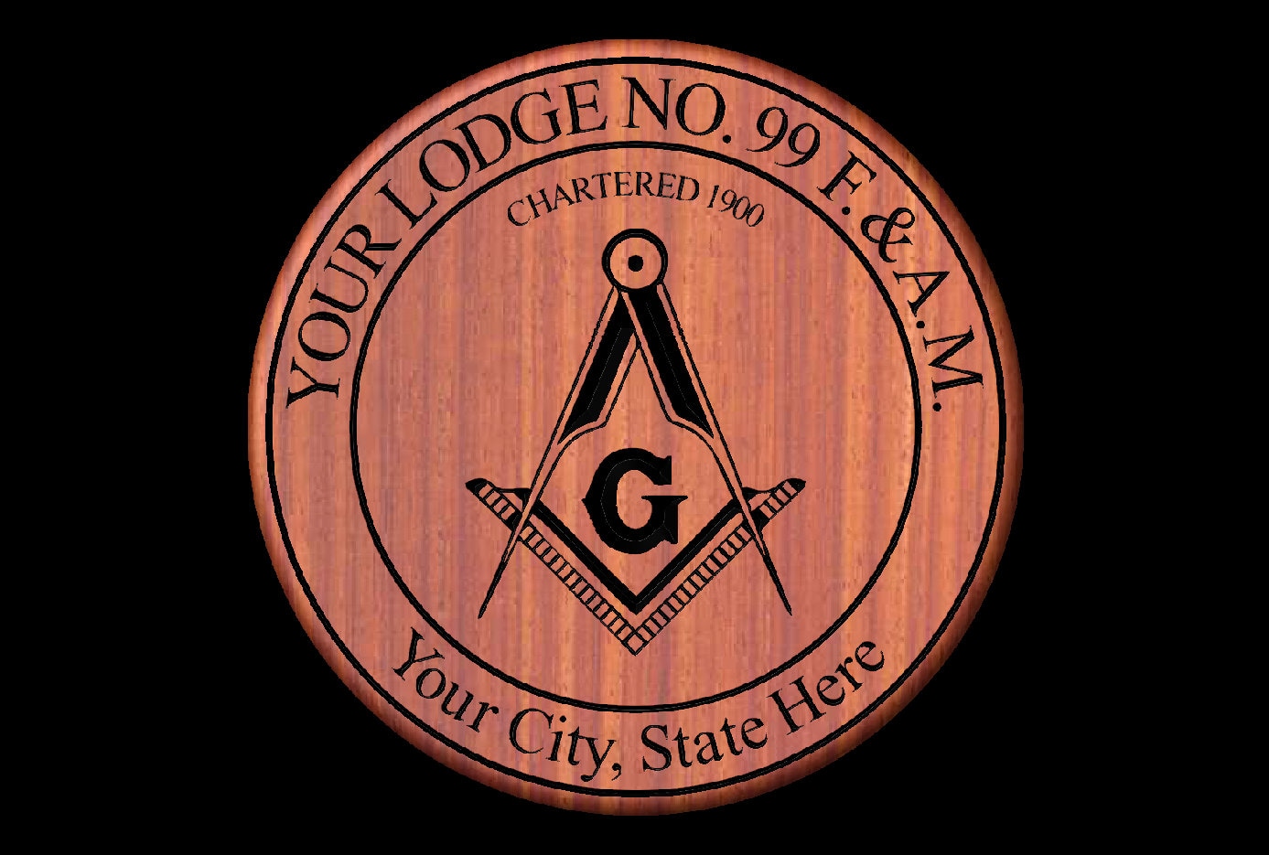 Masonic Lodge Plaque - Masonic Wall Plaque - Freemason Wall Plaque ...