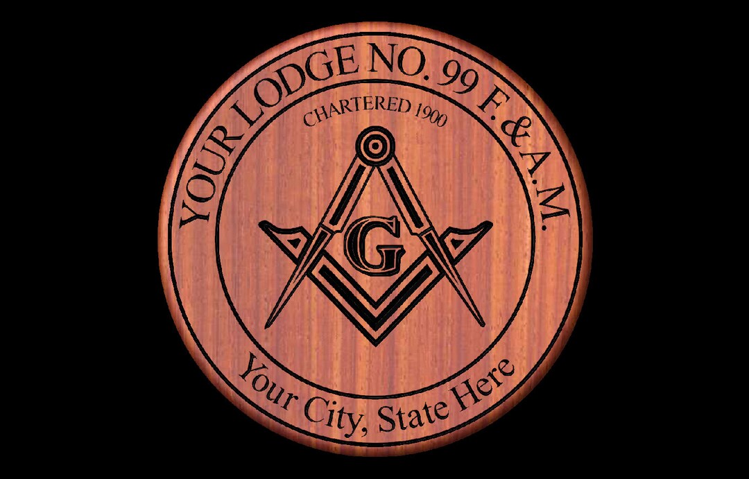 Masonic Lodge Plaque - Masonic Wall Plaque - Freemason Wall Plaque ...