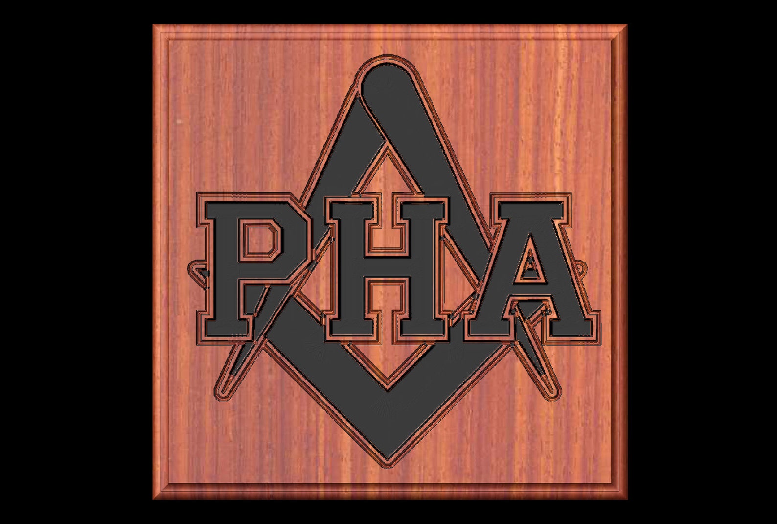 Prince Hall Affiliation Masonic Wood Wall Plaque - Freemason Wood Wall ...