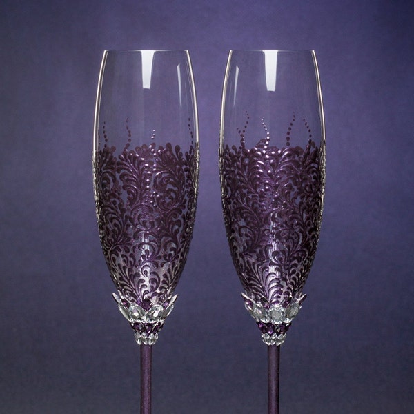 Purple Flute - Etsy