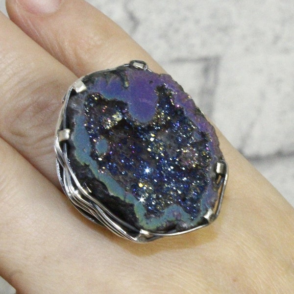 Large Stone Ring - Etsy