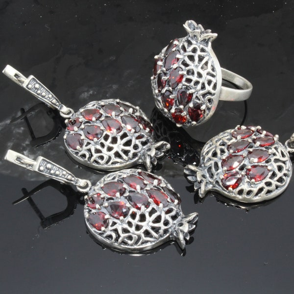 Pomegranate Jewelry - Etsy