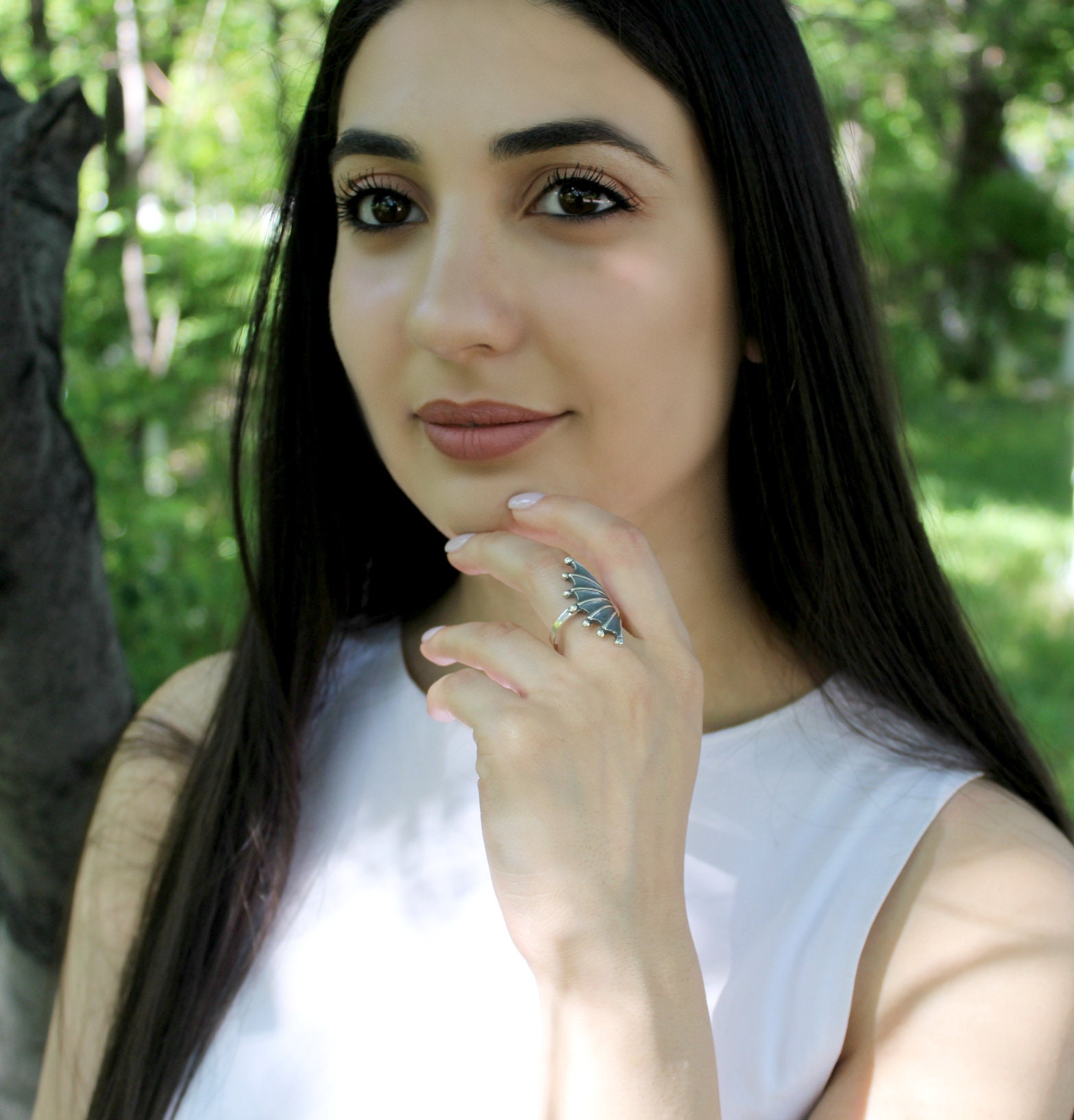 Sterling Silver Dragon Wing Ring Dragon Ring Armenian | Etsy