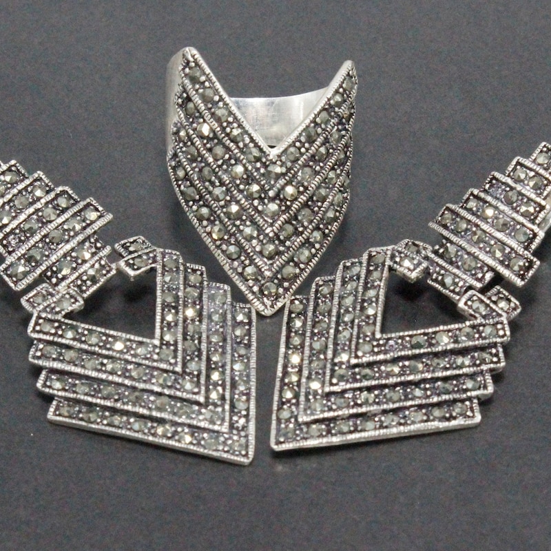 Marcasite Jewelry - Etsy