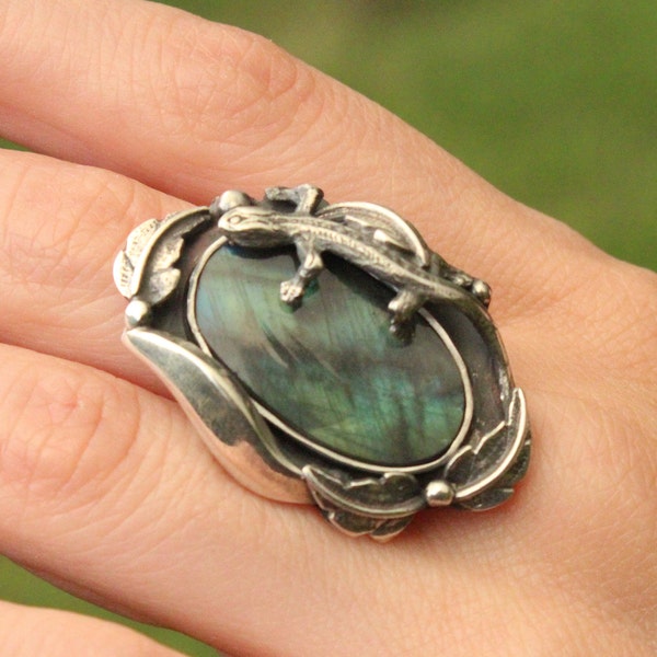Lizard Ring - Etsy