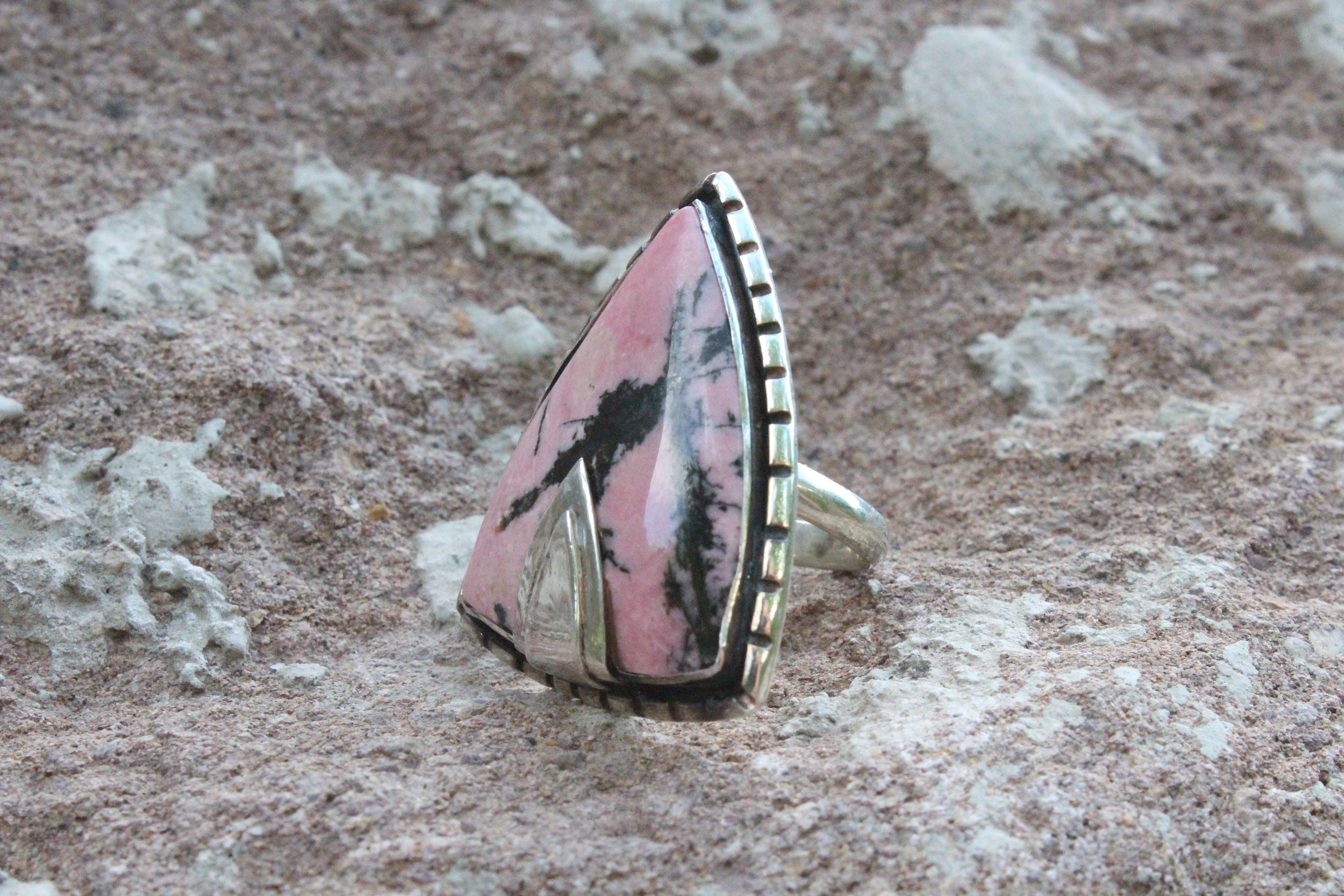 925 Sterling Silver Rhodonite Gemstone Ring Vintage Style 925 | Etsy 925 Sterling Silver Rhodonite Gemstone Ring Vintage Style 925 | Etsy