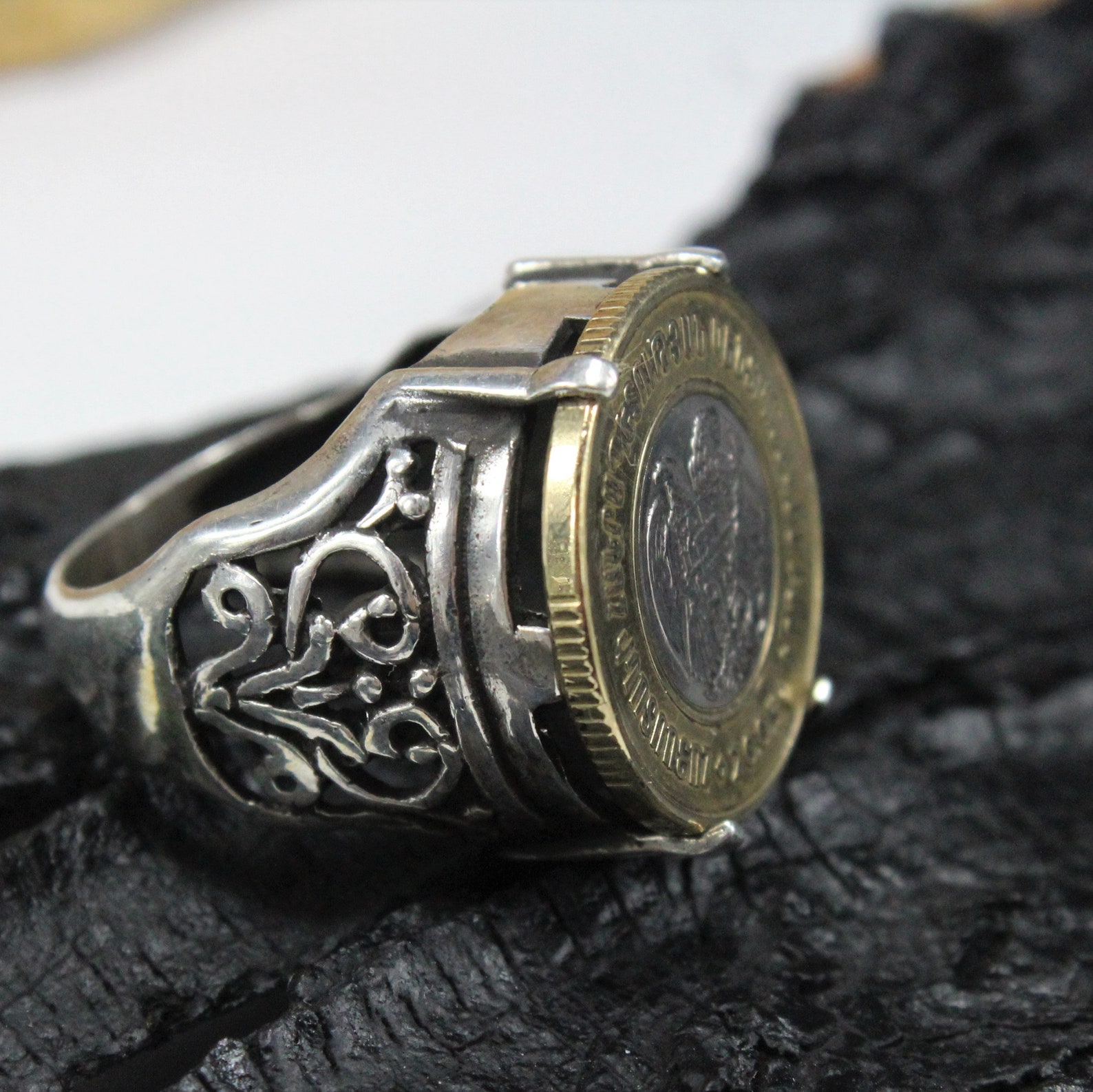Sterling Silver Men's Ring Armenian Silver Ring Armenian - Etsy