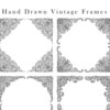 Vintage Hand Drawn Square Borders Frames Collection, Commercial Use ...