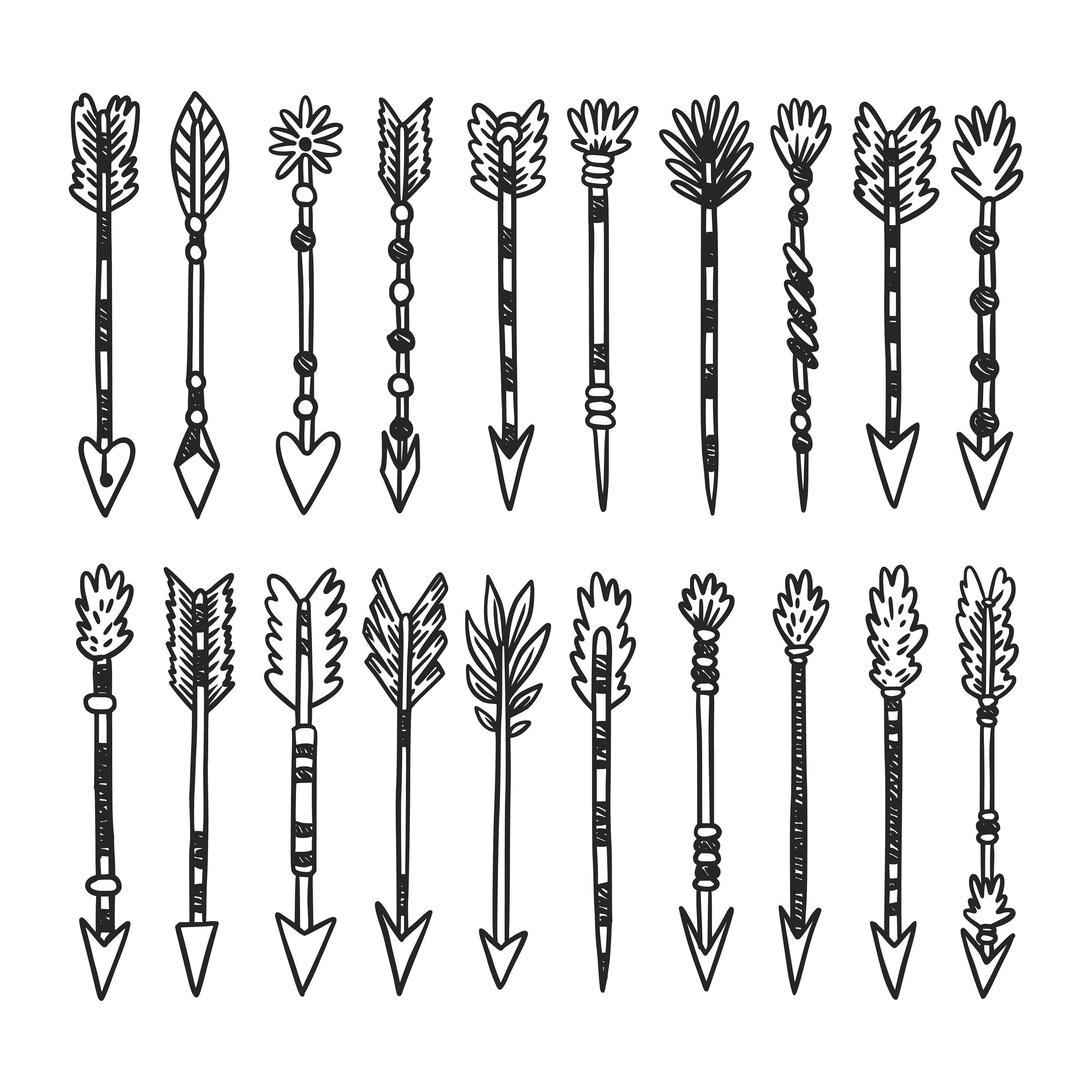 Doodle Arrow Clip Art Png