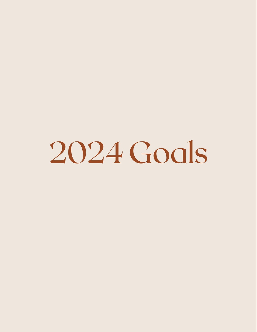 2024 Quarter Goals Notebook - Etsy