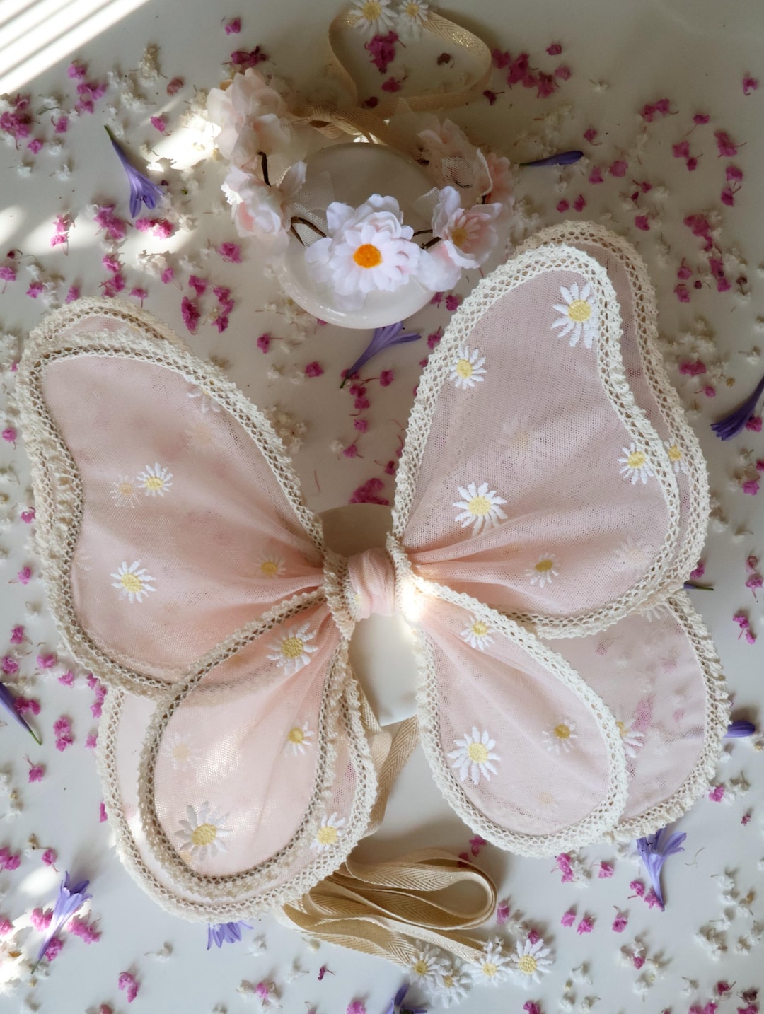 Peach Wings, Wings, Chamomile Wings, Daisy Wings, Flower Wings ...