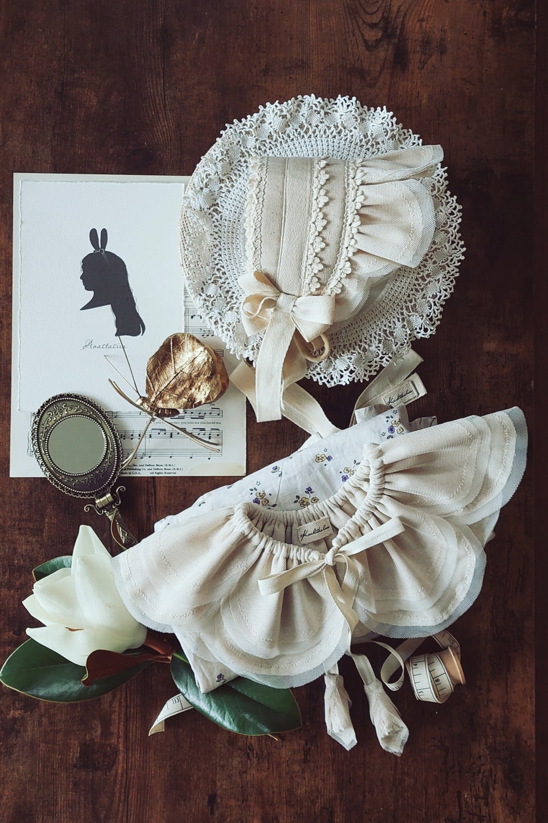 Victorian Lacy Bonnet, Baby Bonnet, Baby Girl Bonnet, Christening ...