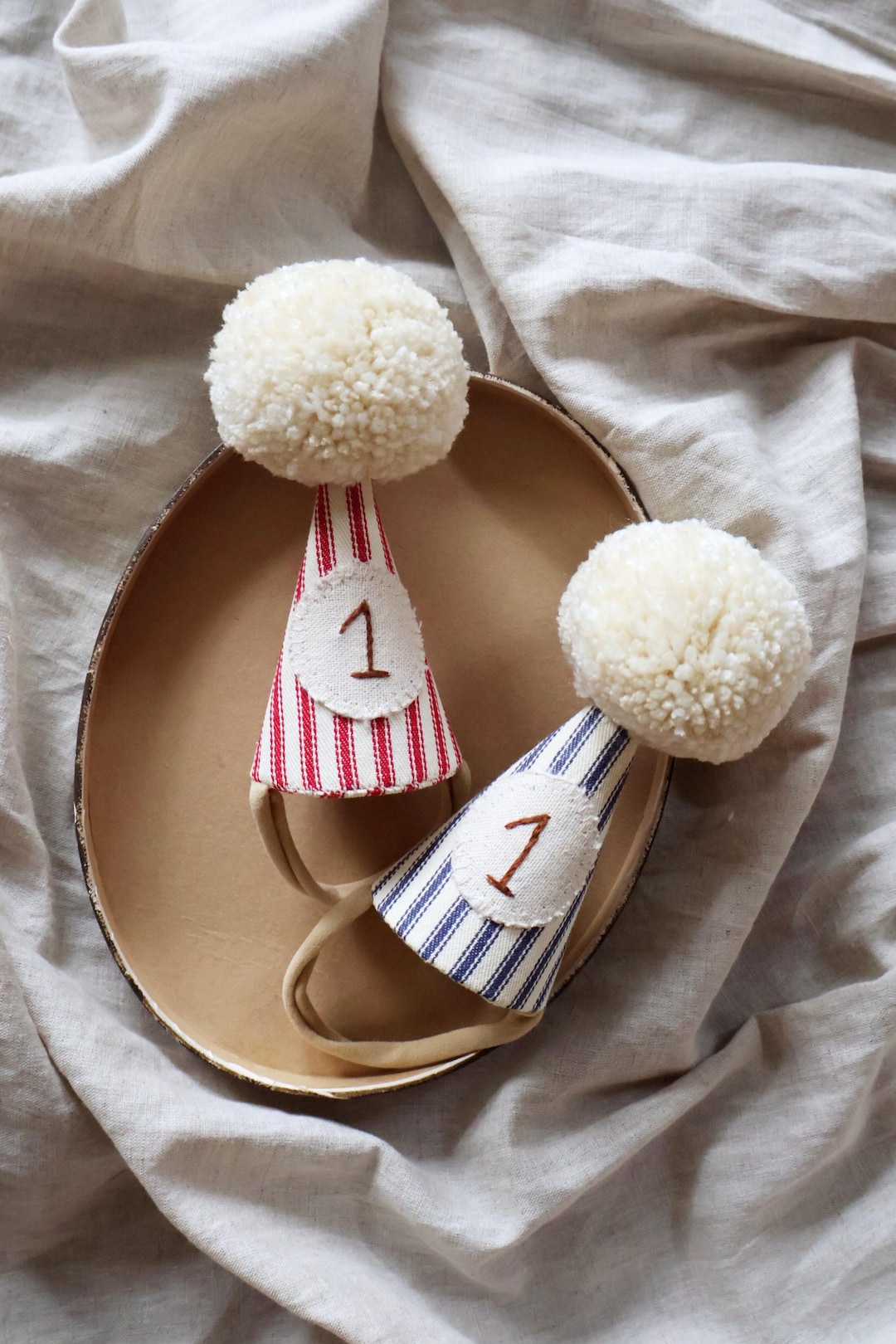 Party Hat With Stripes, Cape, Garland, Cake Toppers (set), Circus ...