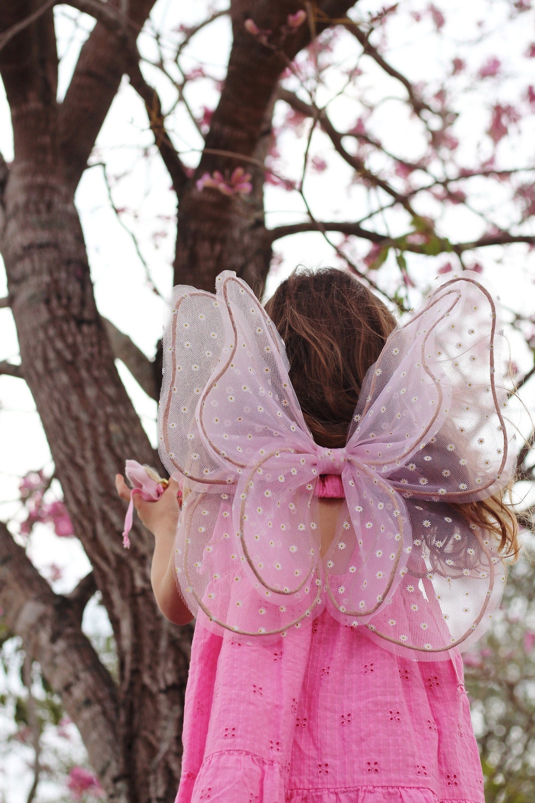 Wings, Chamomile Wings Kids Wings, Flowers Wings, Spring Wings, Pink ...