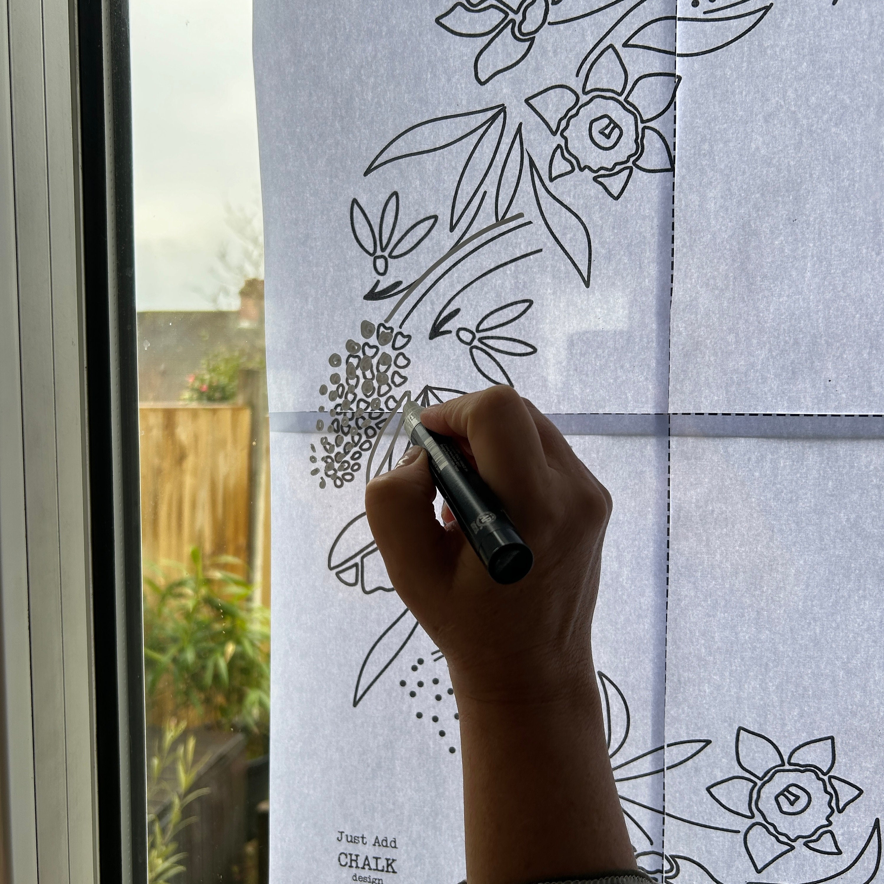 Springtime Window Art, Printable PDF, Spring Garden Bundle, Spring ...