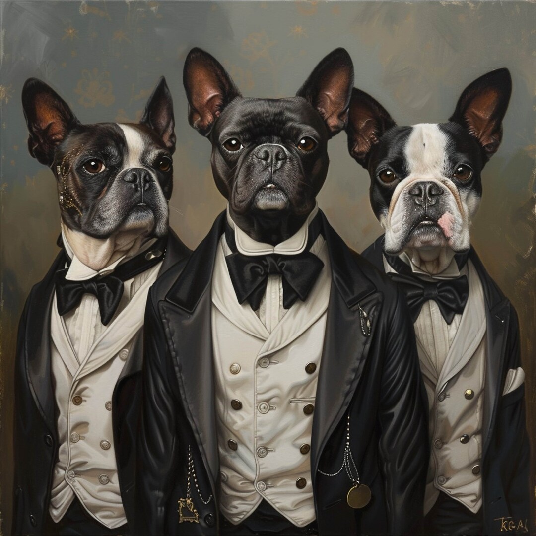 Gentlemen Dog Portrait, Renaissance Dog Portrait From Photo, Royal Cat ...