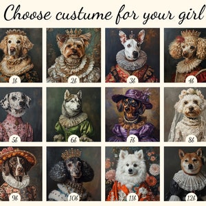 Gentlemen Dog Portrait, Renaissance Dog Portrait From Photo, Royal Cat ...