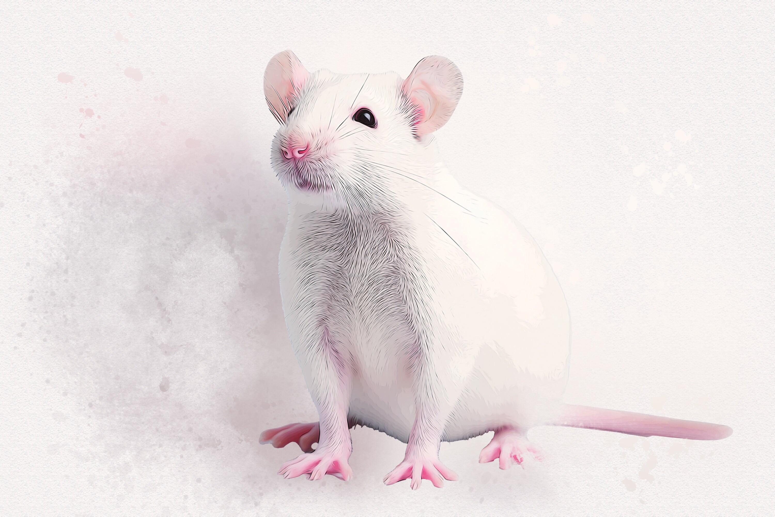 Custom Rat Portrait, Personalized Rat Drawing, Rat Illustration, Custom ...