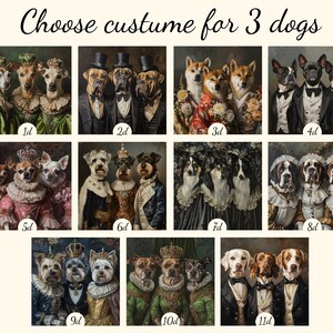 Gentlemen Dog Portrait, Renaissance Dog Portrait From Photo, Royal Cat ...