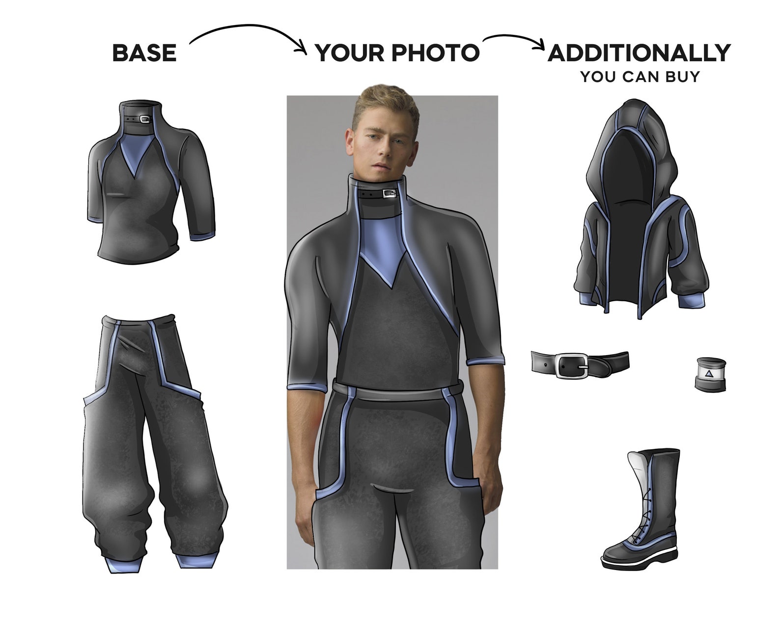 Digital Clothes METAVERSE Fashion Drawing Clothes Over - Etsy