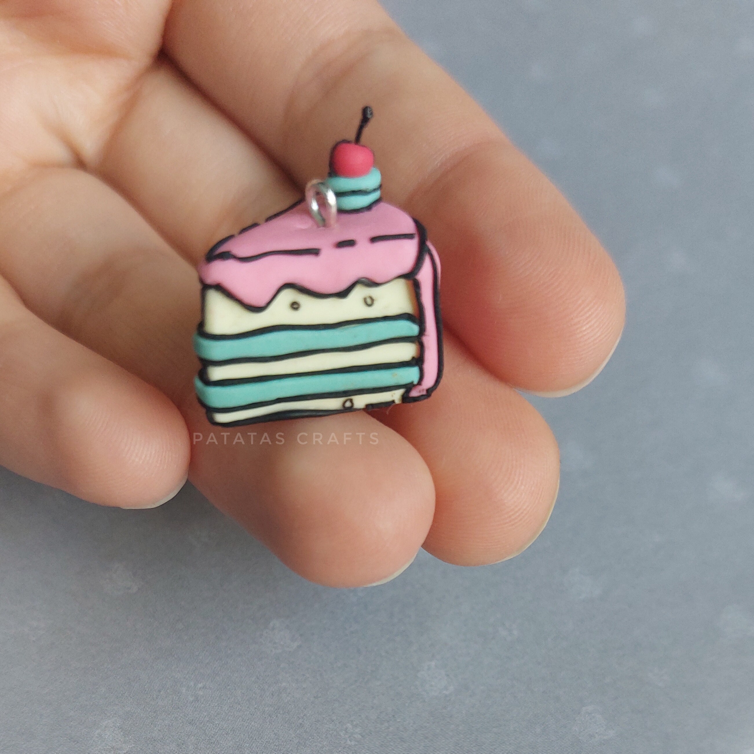 Polymer Clay Charms Cakes