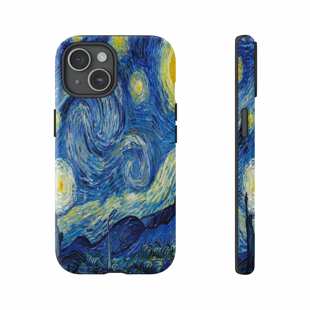 Starry Night New York Phone Case, Van Gogh Style Art - Etsy