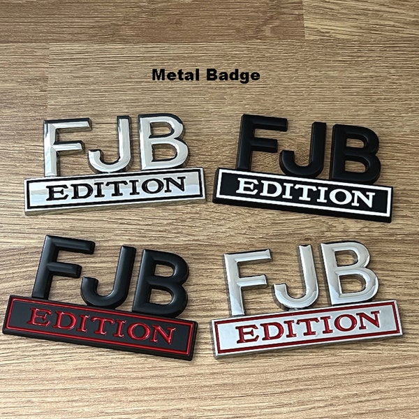 Fjb Edition Car Emblem - Etsy