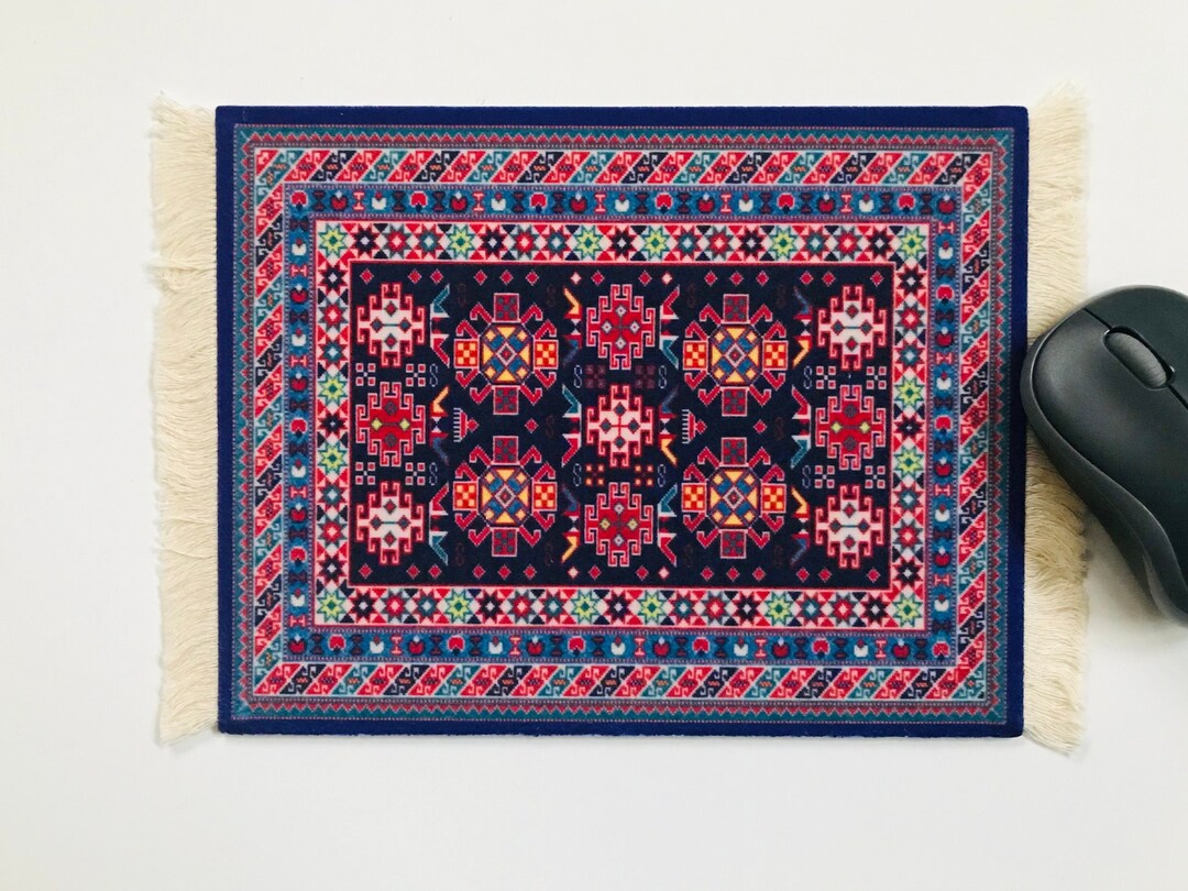 Mouse Pad Mat Persian Rug Desktop Laptop Office Handmade - Etsy