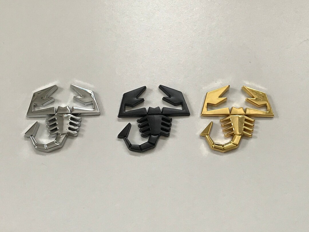 Panel Badge Scorpion Metallic Decal Emblem - Etsy