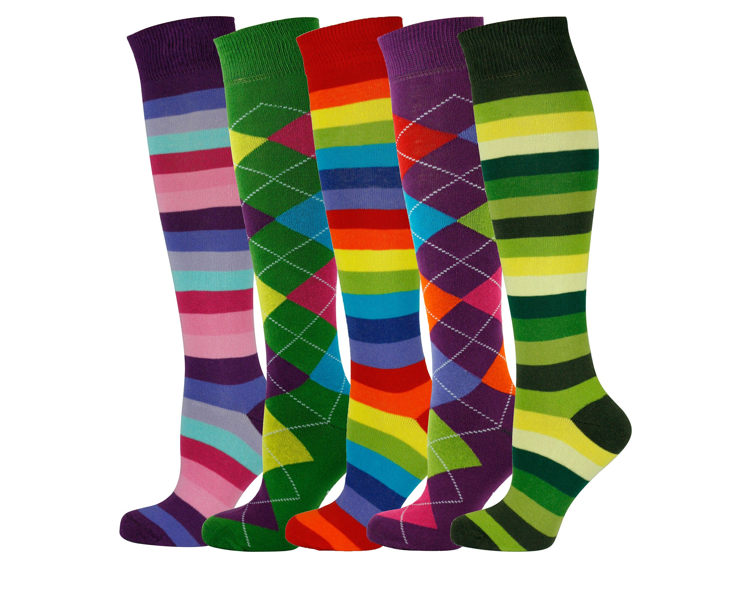Mysocks 5 Pairs Knee High Socks With Gift Box - Etsy UK
