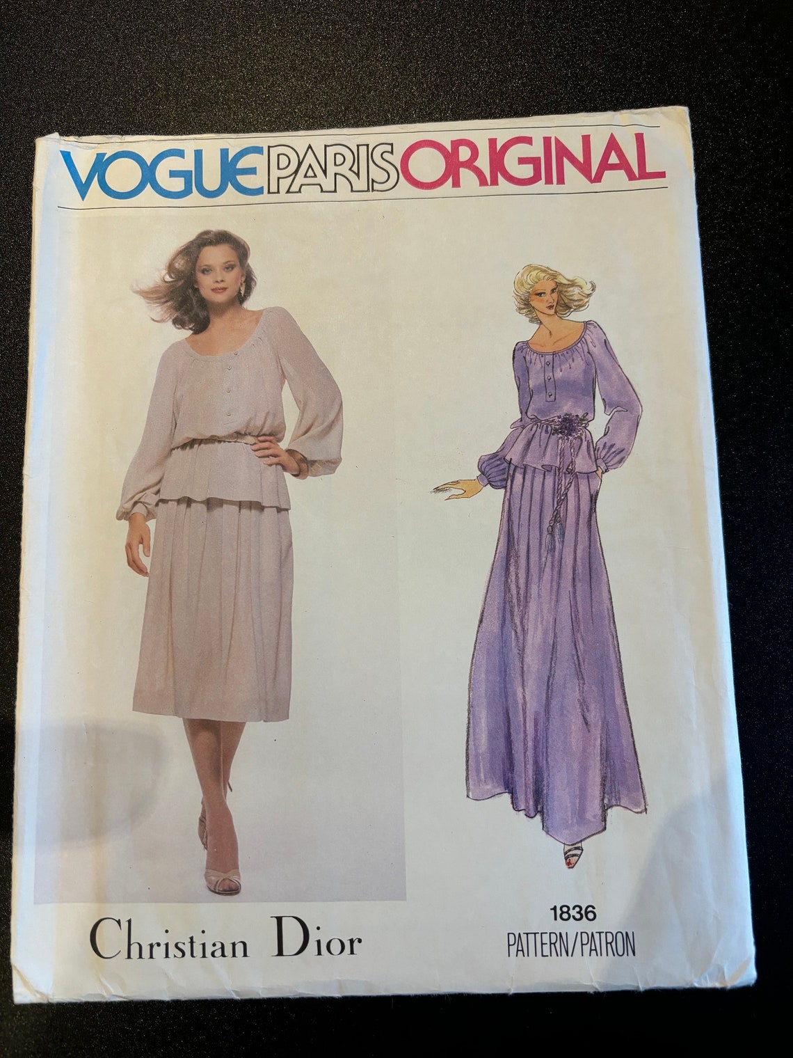 2338 1101 1917 1836 Vogue Paris Original Sewing Pattern - Etsy