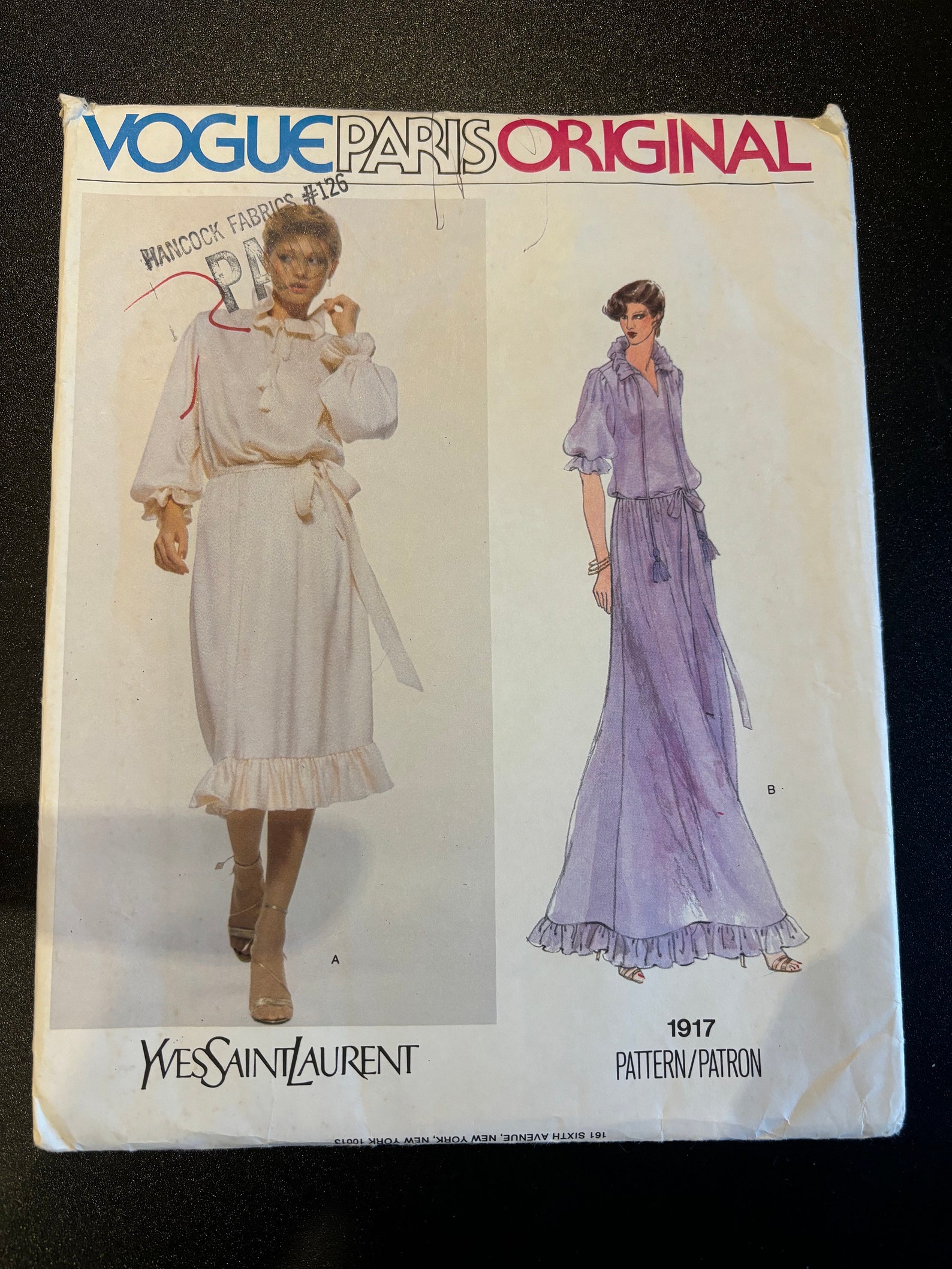 2338 1101 1917 1836 Vogue Paris Original Sewing Pattern - Etsy