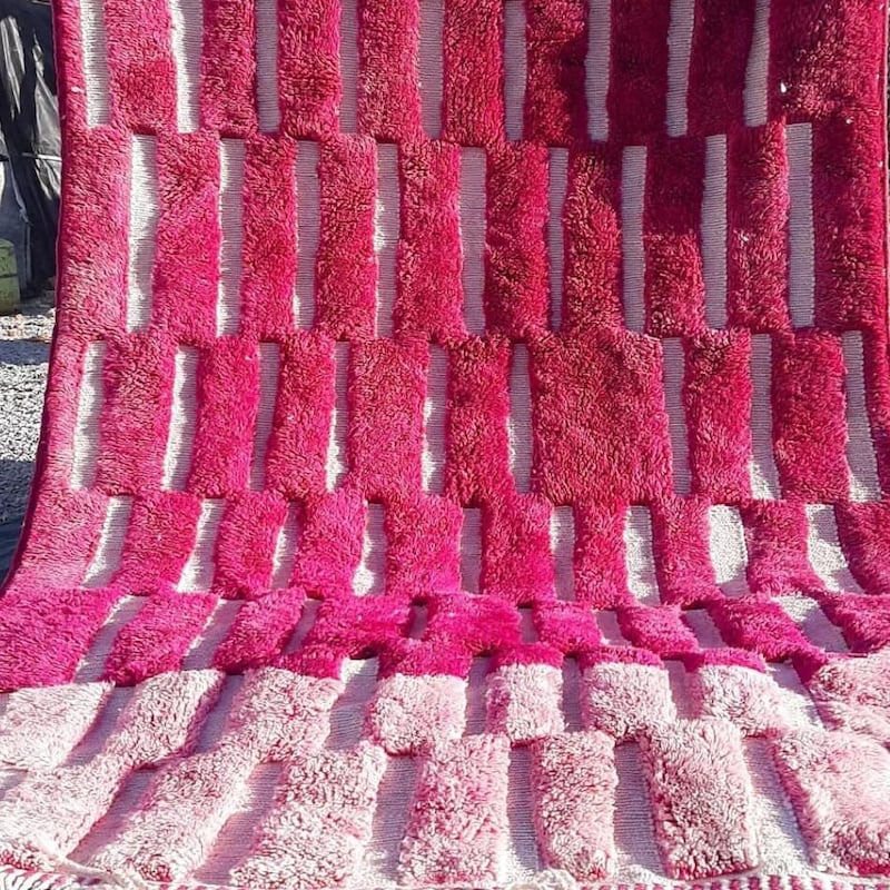 Pink Moroccan Rug - Etsy