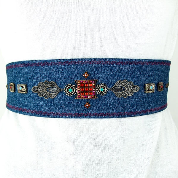 Denim Belt - Etsy